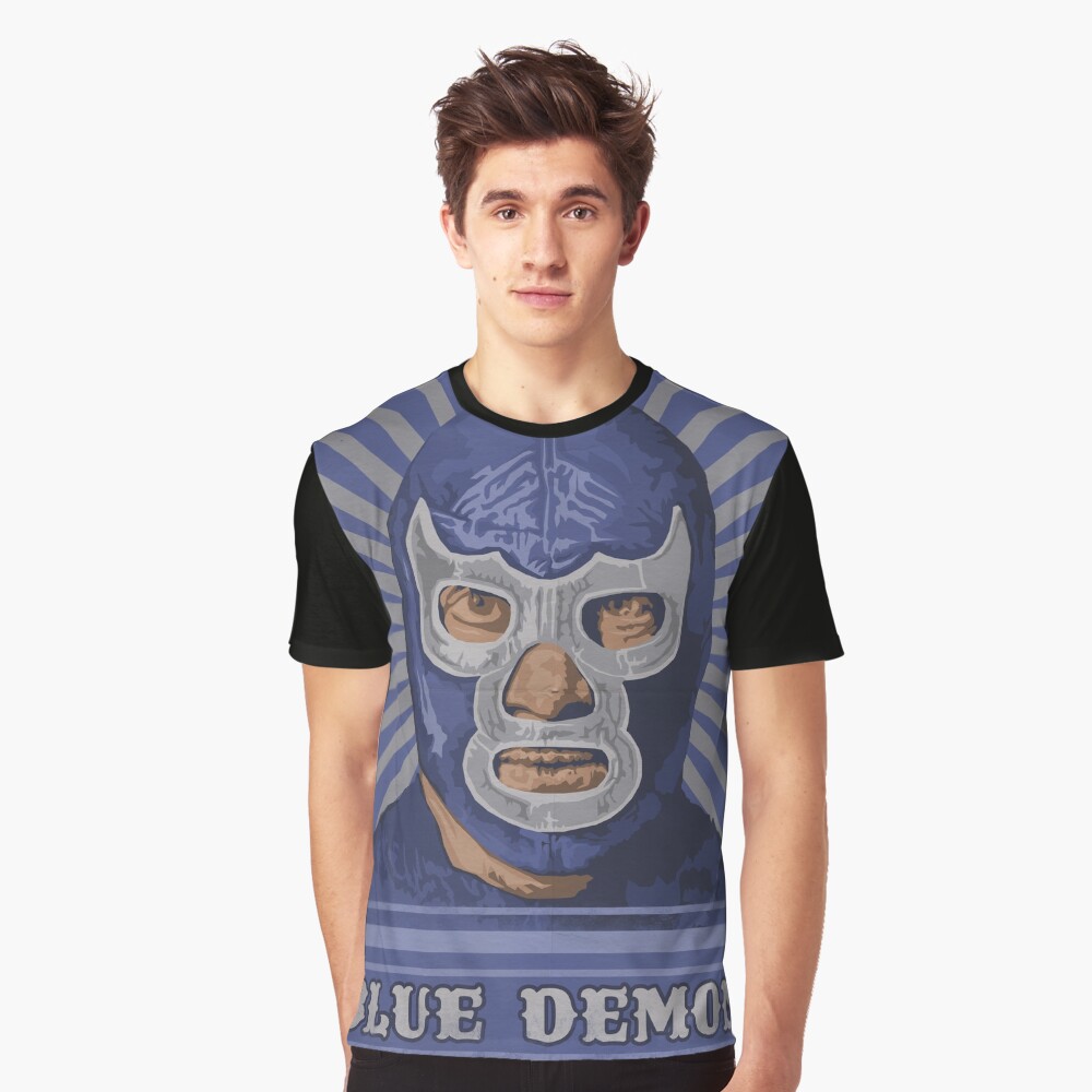 "Blue Demon Poster" Poster for Sale by TheManito | Redbubble