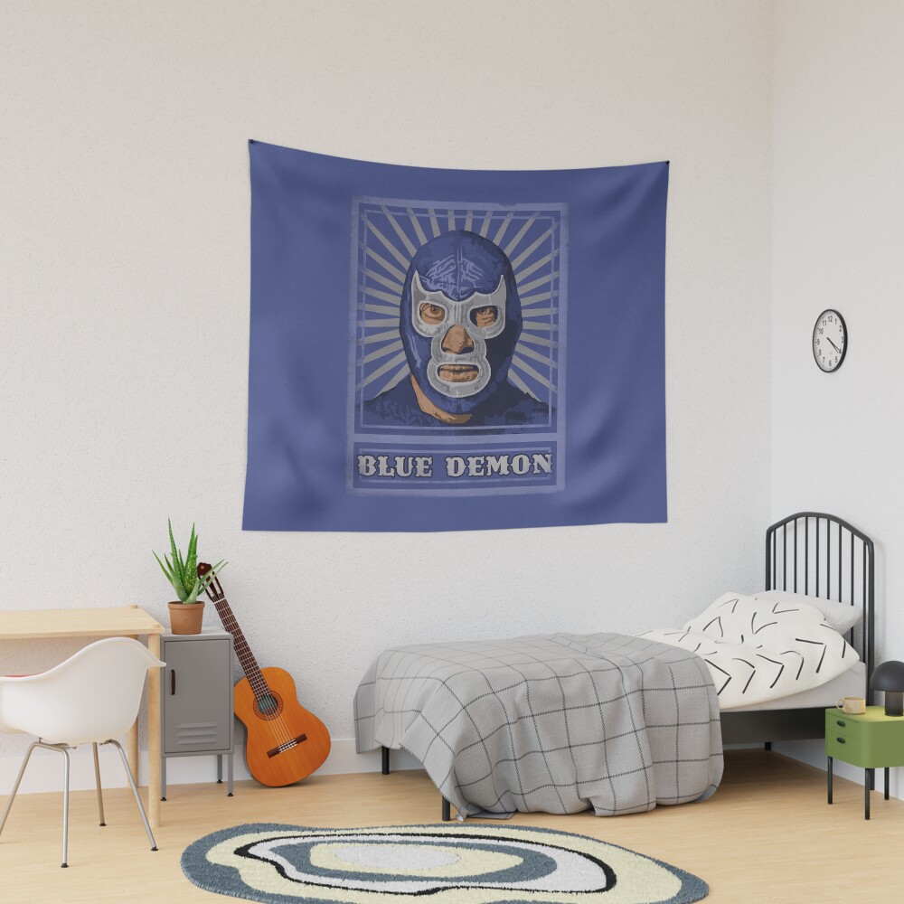 "Blue Demon Poster" Poster for Sale by TheManito | Redbubble