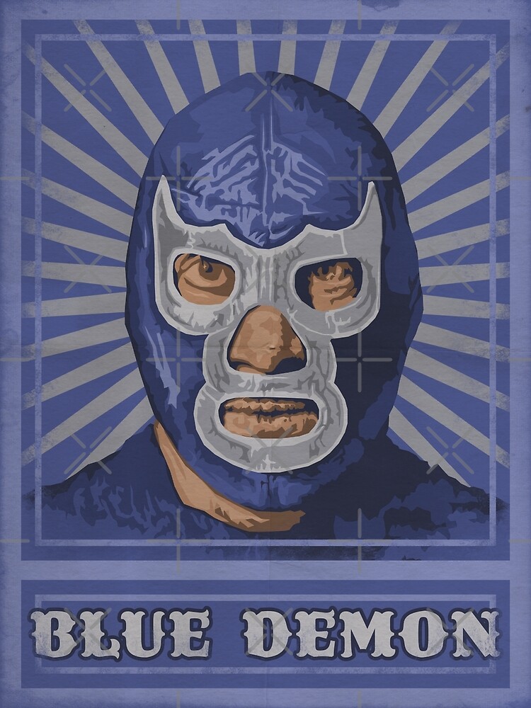 "Blue Demon Poster" Poster for Sale by TheManito | Redbubble