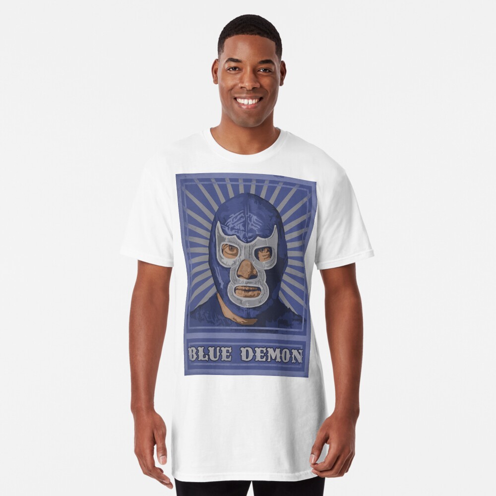 "Blue Demon Poster" Poster for Sale by TheManito | Redbubble