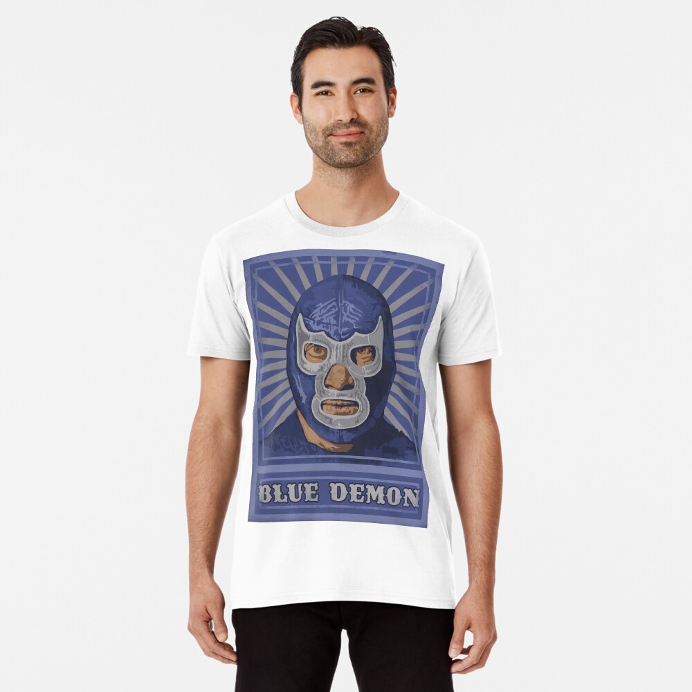 "Blue Demon Poster" Poster for Sale by TheManito | Redbubble