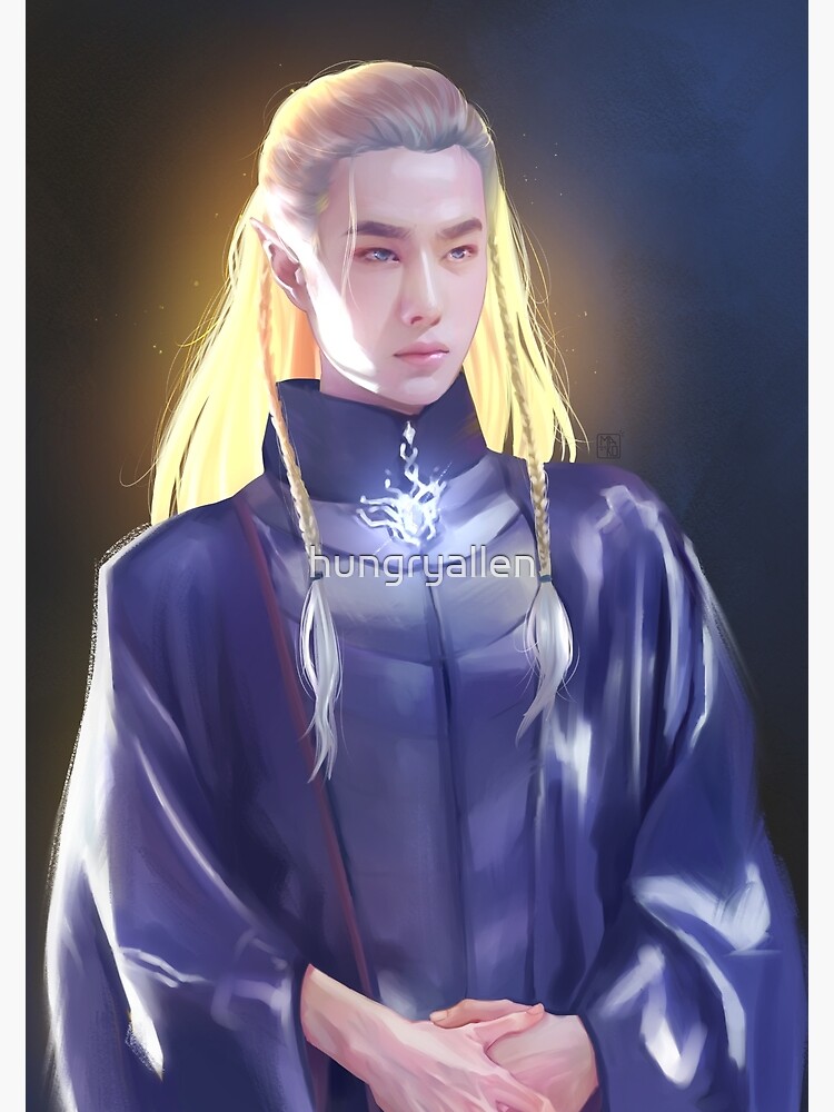 "Elf Wang Yibo" Poster for Sale by hungryallen | Redbubble