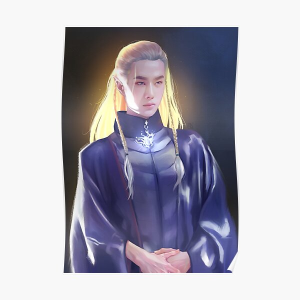 "Elf Wang Yibo" Poster for Sale by hungryallen | Redbubble