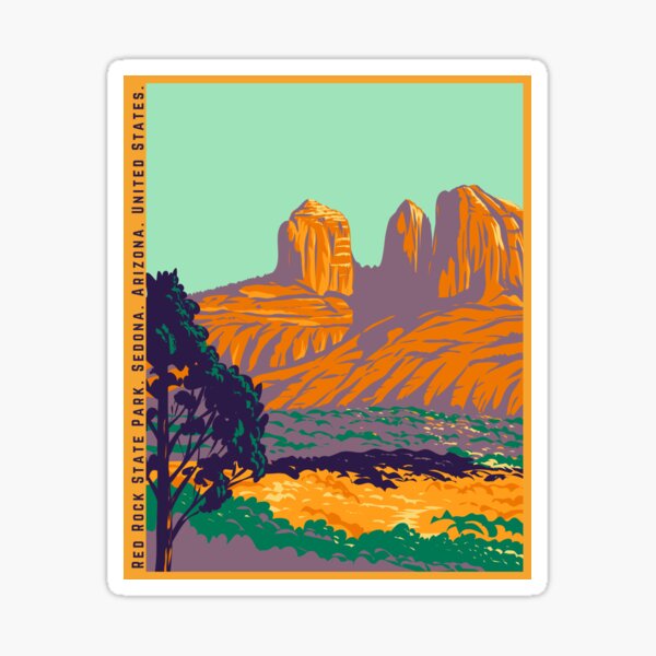 "Red Rock State Park" Sticker for Sale by Ermland-LabeL | Redbubble