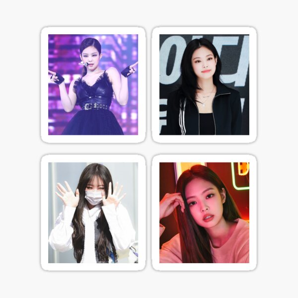 "JENNIE" Sticker by Niki-ni | Redbubble