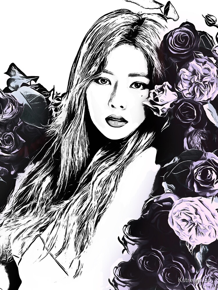 "Hyuna,현아,Kpop star,sketch art" Sticker for Sale by moduko | Redbubble