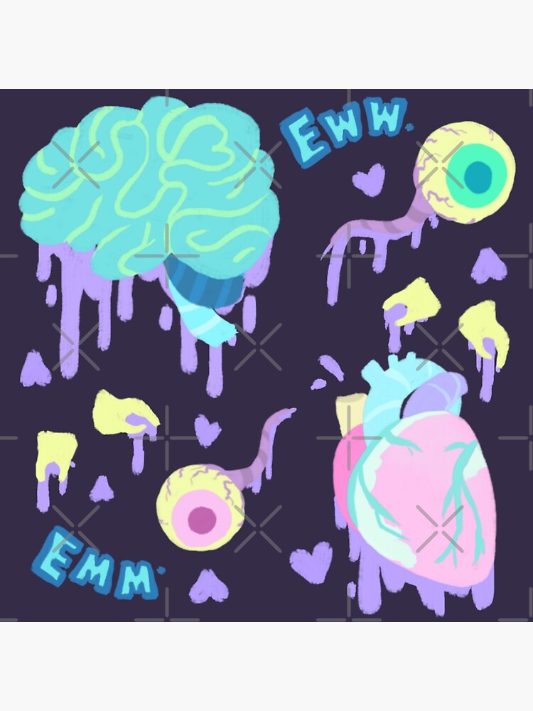 "Medical Emergency - Pastel Gore" Art Print by JaneGumball | Redbubble