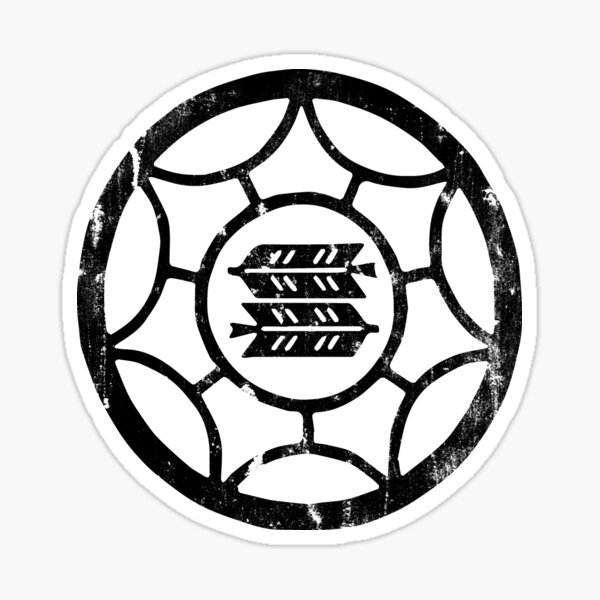 "Japanese Iga Clan Crest Logo" Sticker for Sale by blindninja | Redbubble