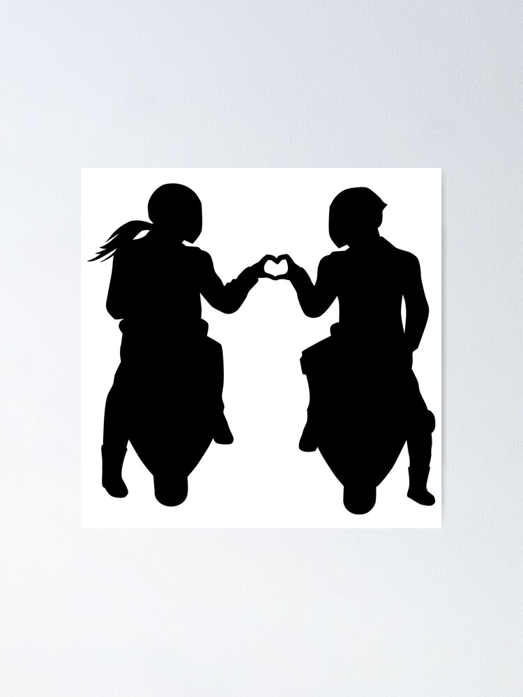 "Bikercouple Biker couple ridingpartner" Poster by RS-Design-Biker ...