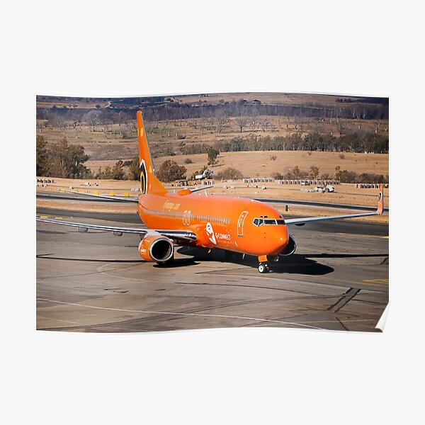 "Flymango.com - Boeing 737-8BG" Poster for Sale by RatManDude | Redbubble