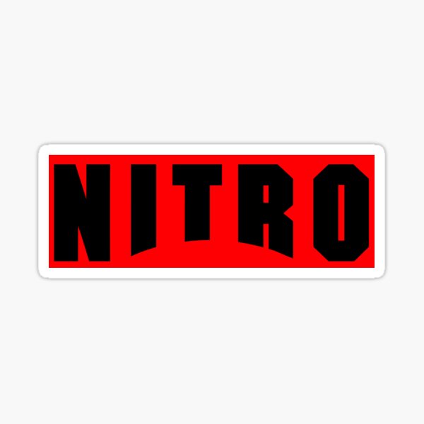 "Nitro 90s Pro Wrestling" Sticker for Sale by Feet-Hands | Redbubble