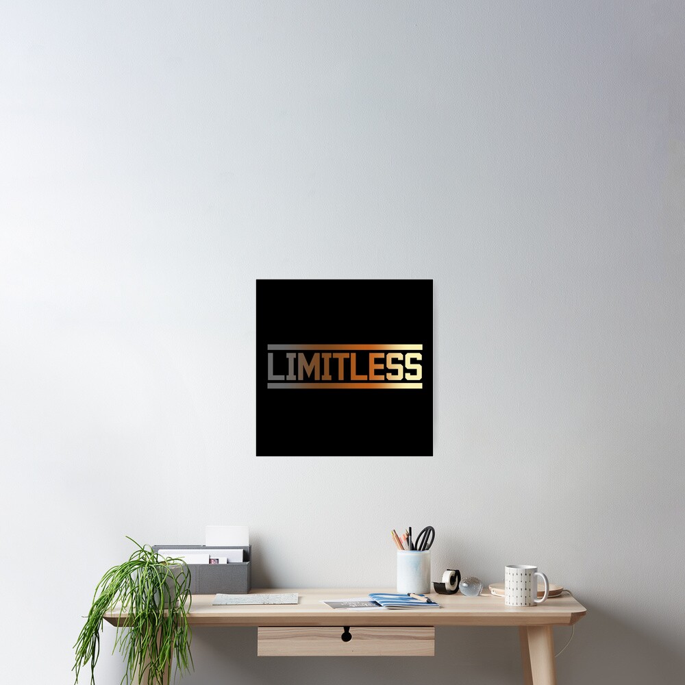"Limitless Logo" Poster for Sale by Migueman | Redbubble