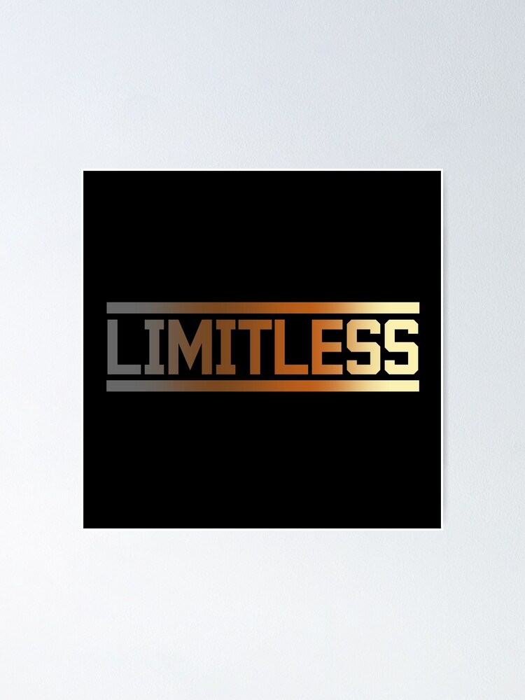 "Limitless Logo" Poster for Sale by Migueman | Redbubble