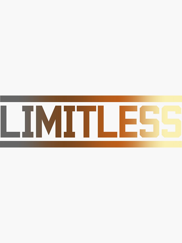 "Limitless Logo" Sticker for Sale by Migueman | Redbubble
