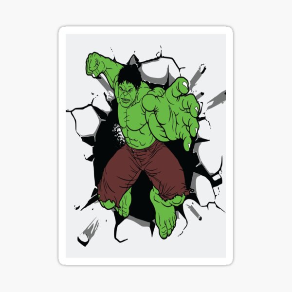 "halk pic Design" Sticker for Sale by Ummesalma | Redbubble