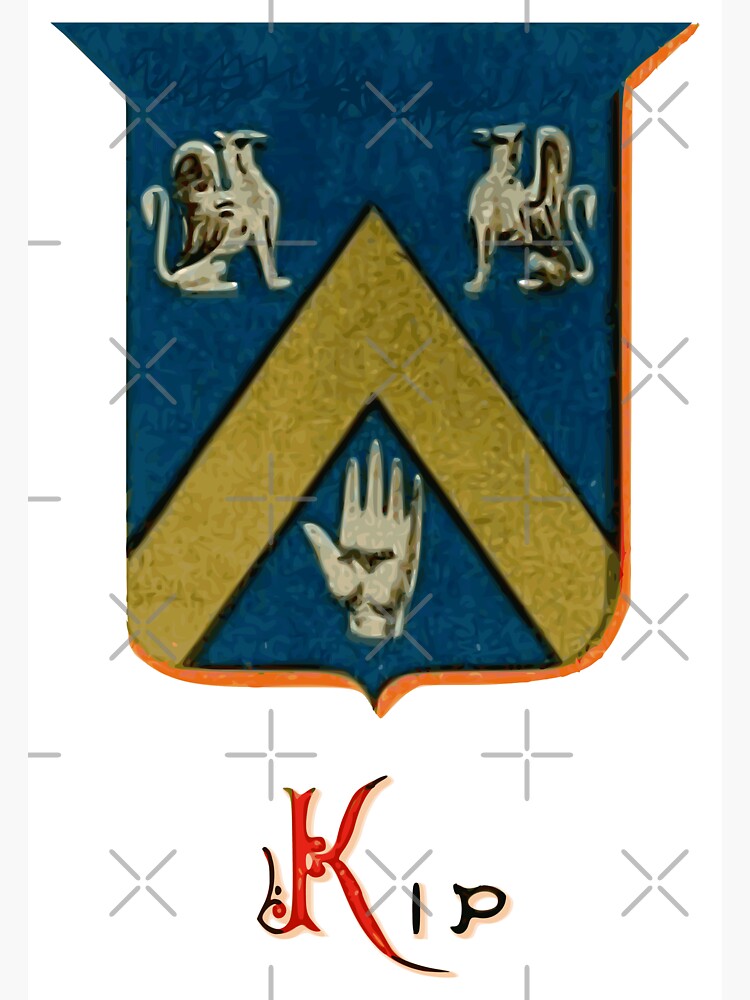 "Kip Family Coat of Arms" Sticker for Sale by Heraldica | Redbubble
