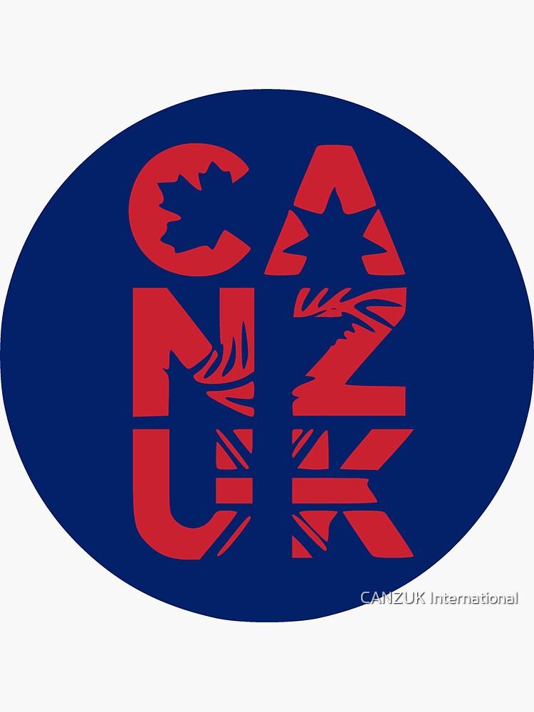 "CANZUK Circle Design" Sticker for Sale by CANZUK | Redbubble