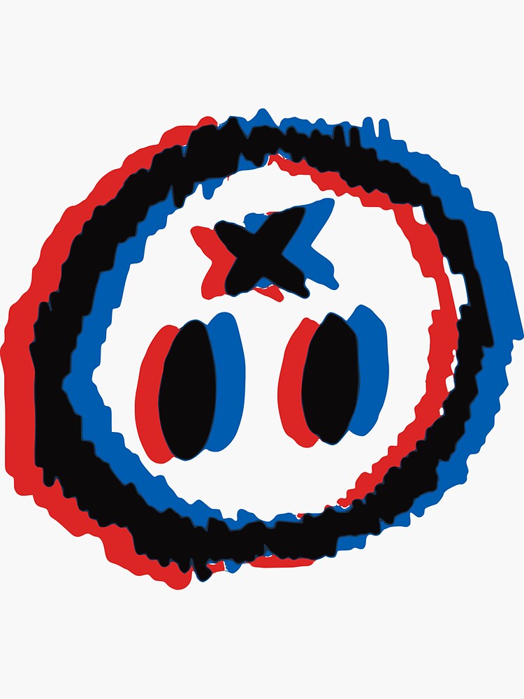 "Blurry head" Sticker by Chaac-Mool | Redbubble