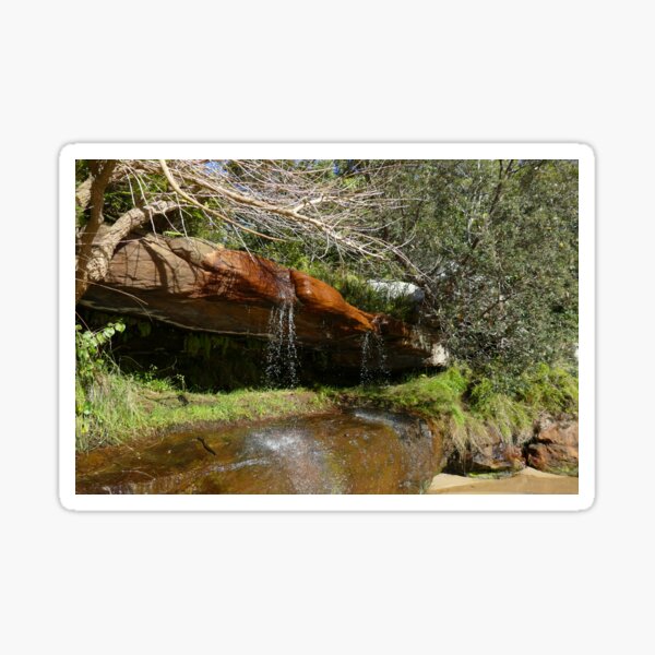 "Collins Beach Waterfall" Sticker for Sale by PhotosByG | Redbubble
