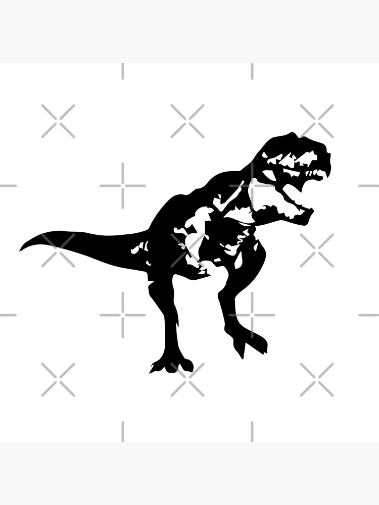 "Shadow T-Rex" Clock by meichi | Redbubble