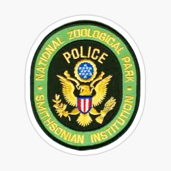 Pegatina «Policía del Parque Zoológico Nacional Smithsonian» de ...