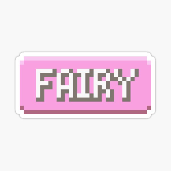 "Fairy Type Sprite" Sticker for Sale by Biochao | Redbubble