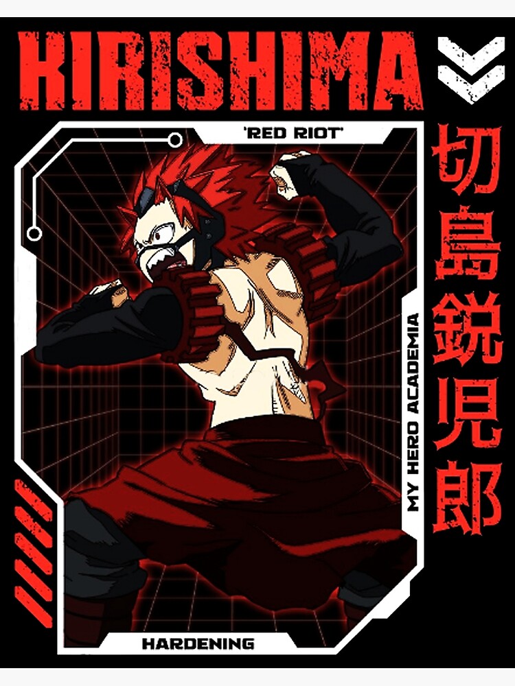 "Eijiro Kirishima - My Hero Academia Streetwear" Poster for Sale by ...