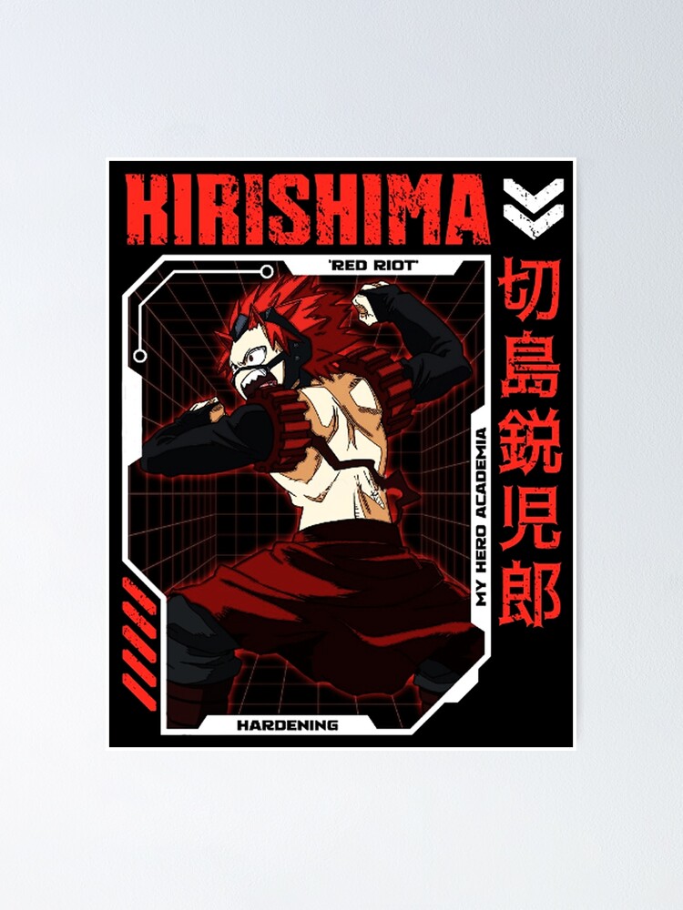 "Eijiro Kirishima - My Hero Academia Streetwear" Poster for Sale by ...