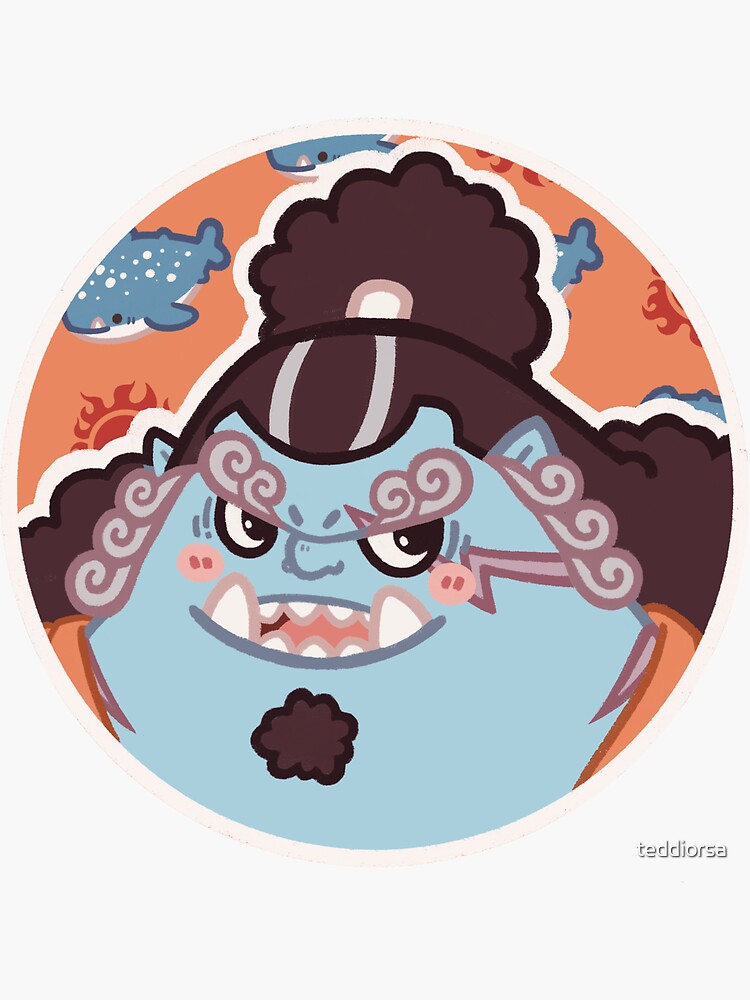 "jimbei !" Sticker for Sale by teddiorsa | Redbubble