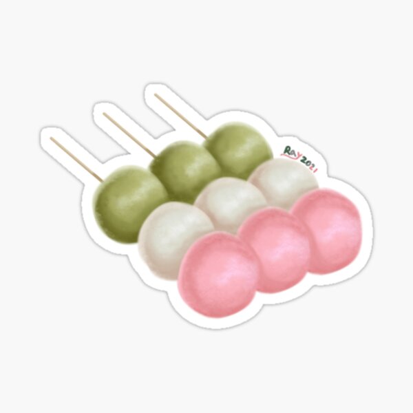 "triple dango" Sticker by twallflower | Redbubble