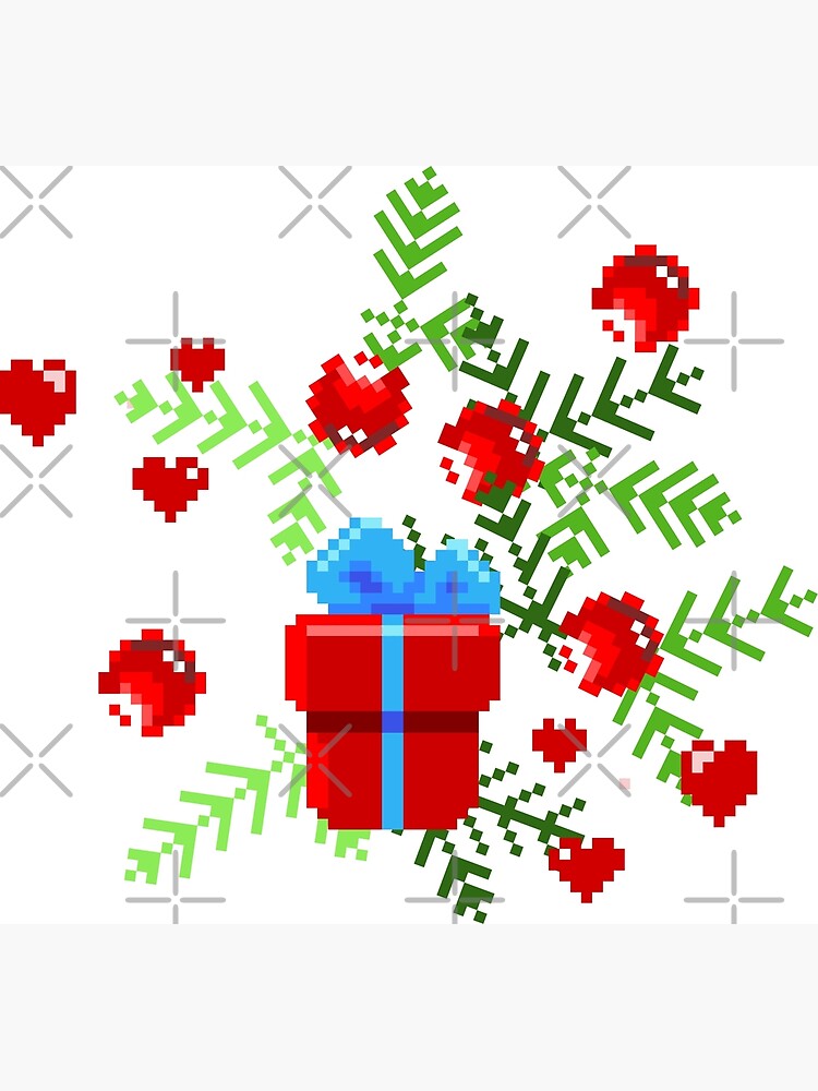 "Happy New Year Pixel art" Poster by ElenaLar | Redbubble