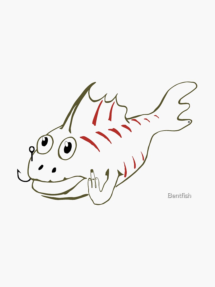 "Stumpy with a bad attitude" Sticker for Sale by Bentfish | Redbubble