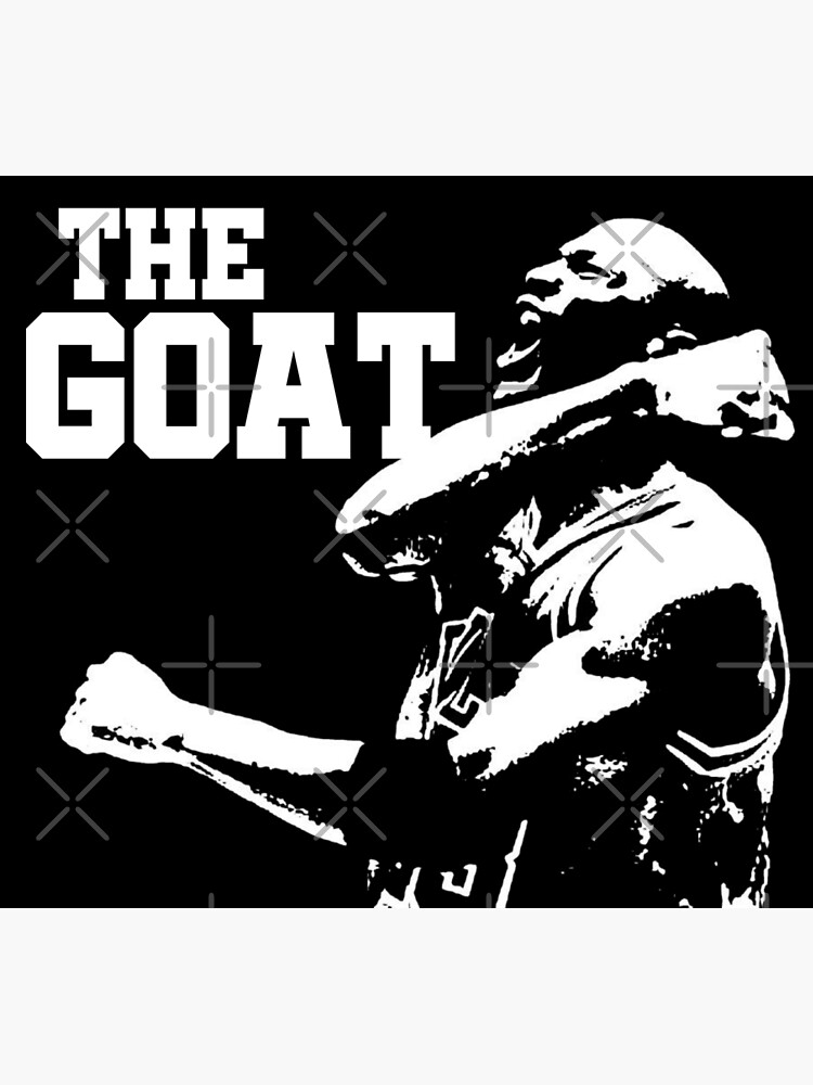 "Michael Jordan The Goat" Art Print for Sale by copticcast | Redbubble