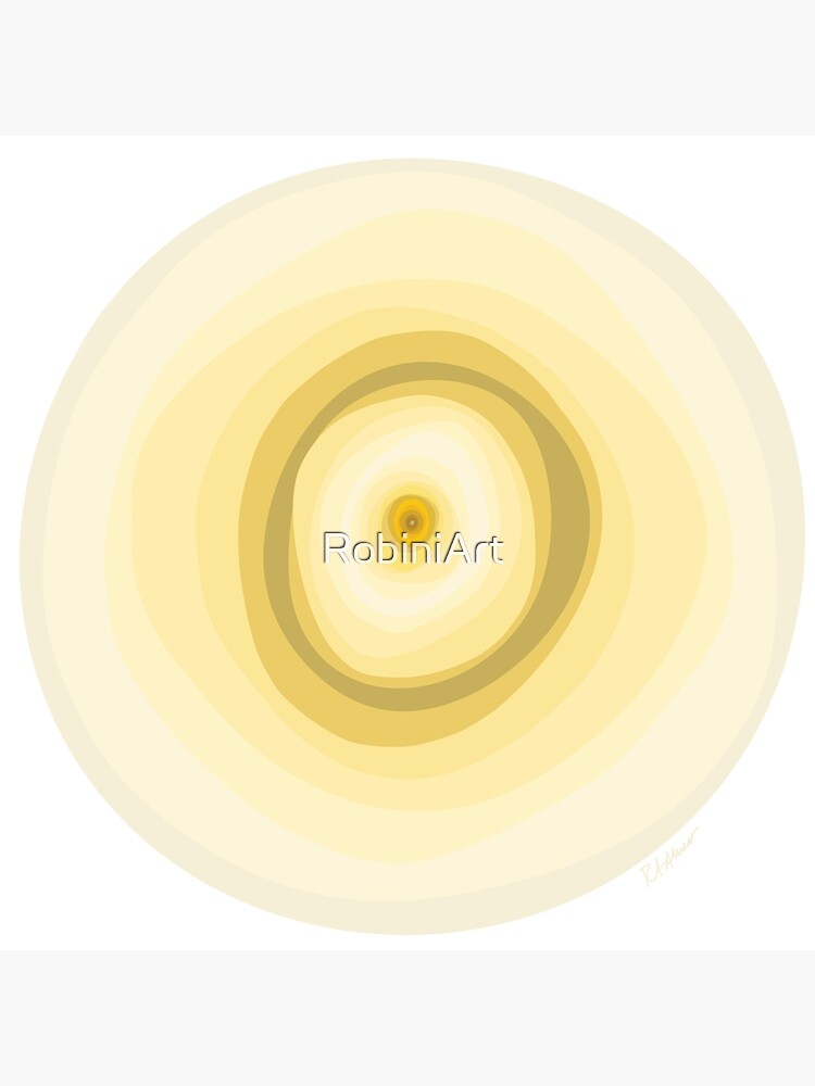 Poster « Le MOD BLOB jaune pâle de Robin Arthur, alias RobiniArt ...