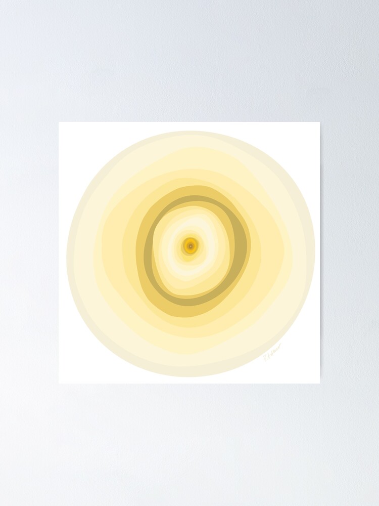 Poster « Le MOD BLOB jaune pâle de Robin Arthur, alias RobiniArt ...