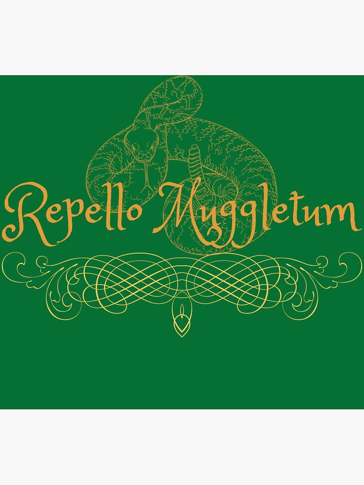 "Repello Muggletum" Sticker for Sale by TheLadysPlace | Redbubble