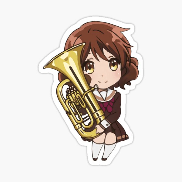 "Kumiko Chibi" Sticker by KenjiYuki | Redbubble