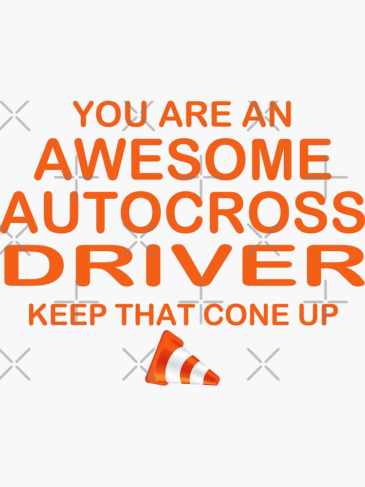 "Autocross" Sticker by np51 | Redbubble