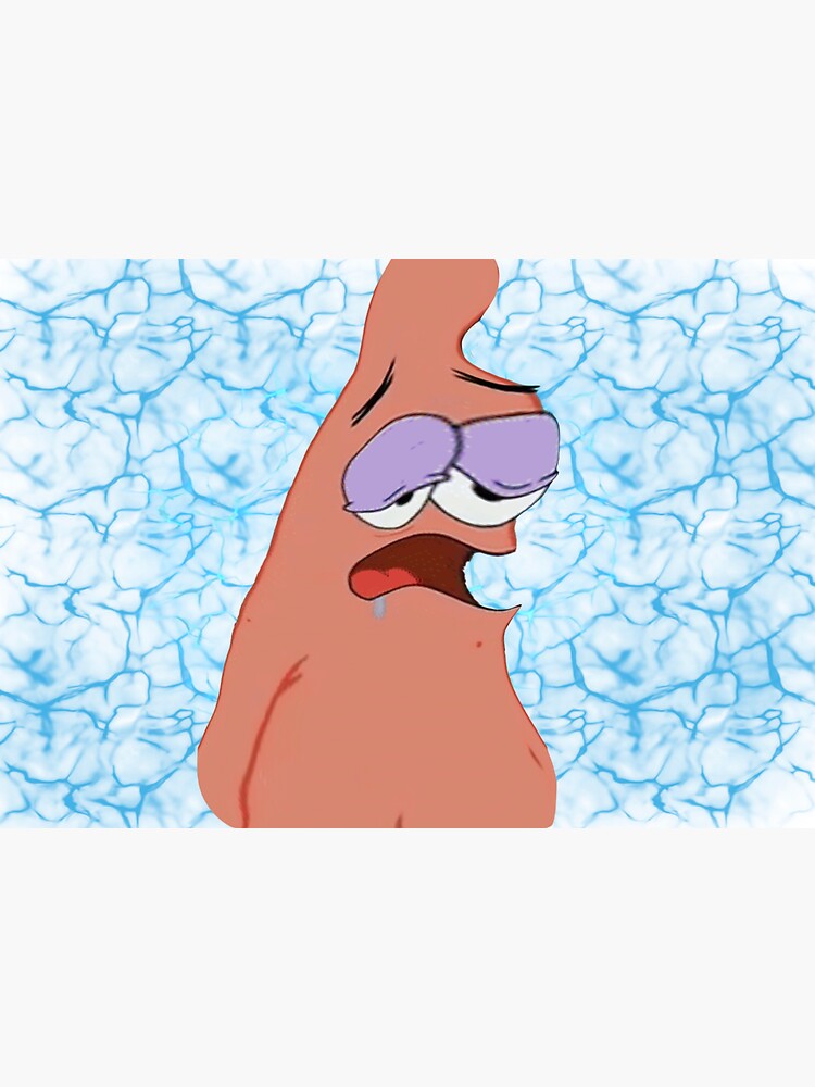 "Patrick being a thinking queen" Sticker for Sale by SeaweedSalad3 ...