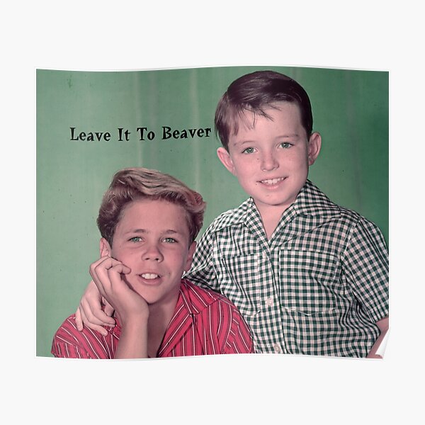 "Leave It To Beaver" Poster by UniqueArt4u | Redbubble