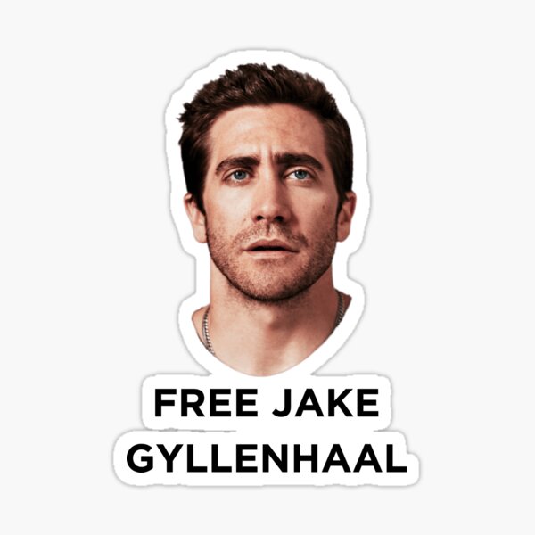 "Free Jake Gyllenhaal" Sticker for Sale by Jonbaty | Redbubble