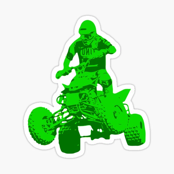 "Four Wheeler" Sticker by EpicShirtShop | Redbubble