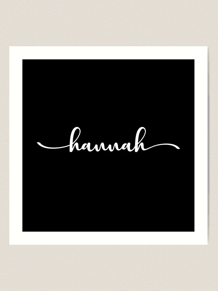 Hannah Name Wallpaper