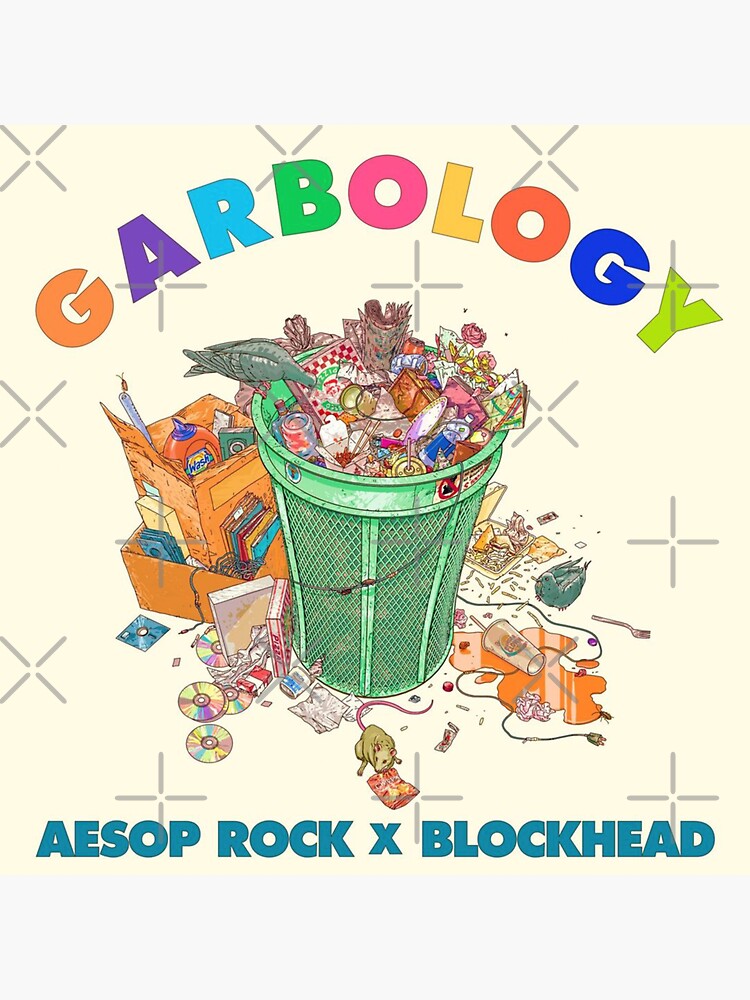 "Garbology Blockheads" Sticker for Sale by andrewpritcUp | Redbubble