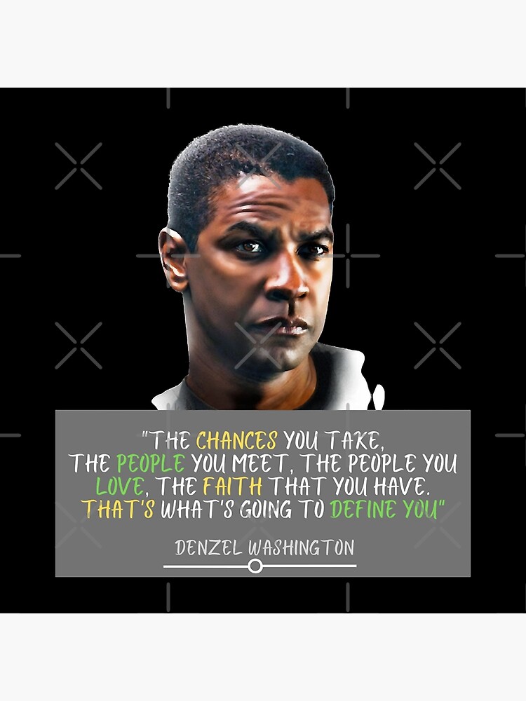 "Life quote - Denzel Artworks" Art Board Print for Sale by ...