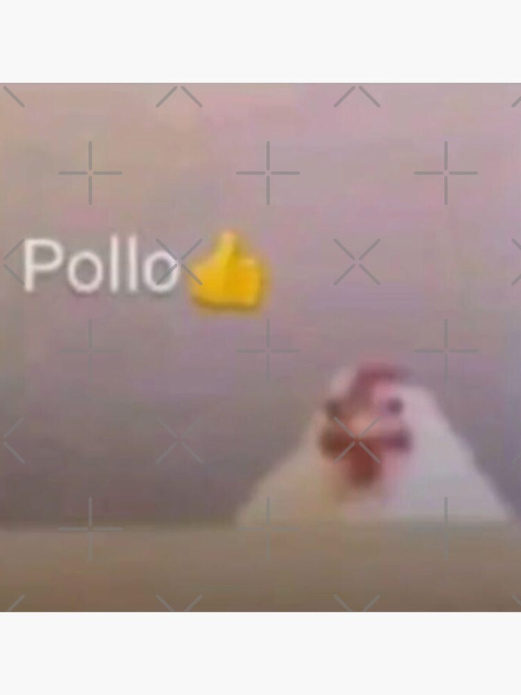 "Pollo ? Chicken Meme" Sticker for Sale by Moodyworks | Redbubble