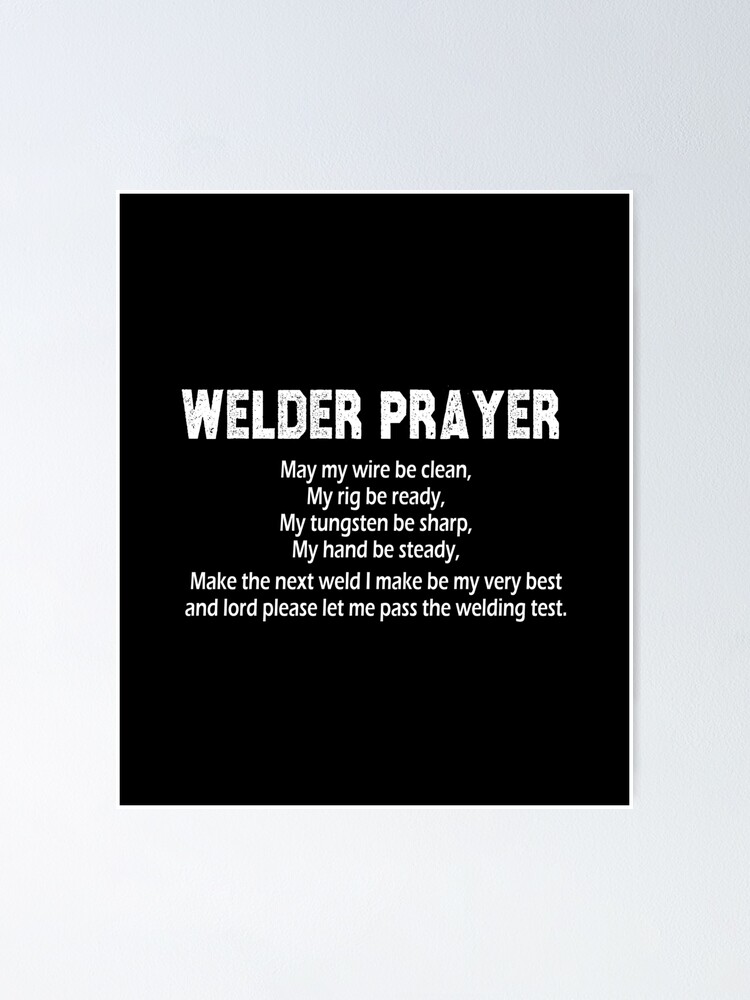 "funny welding gift welder prayer may my wire be clean, sarcastic ...