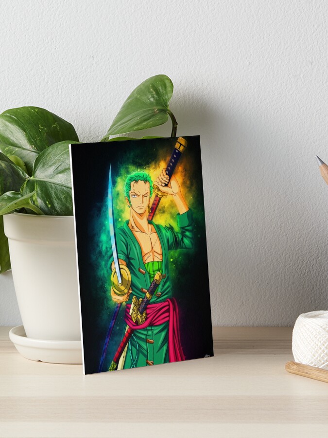Galeriedruck mit "Zoro One Piece Manga Fanart" von SimDesigner | Redbubble