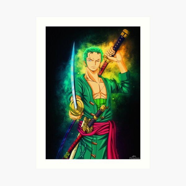 "Zoro One Piece Manga Fanart" Art Print for Sale by SimDesigner | Redbubble