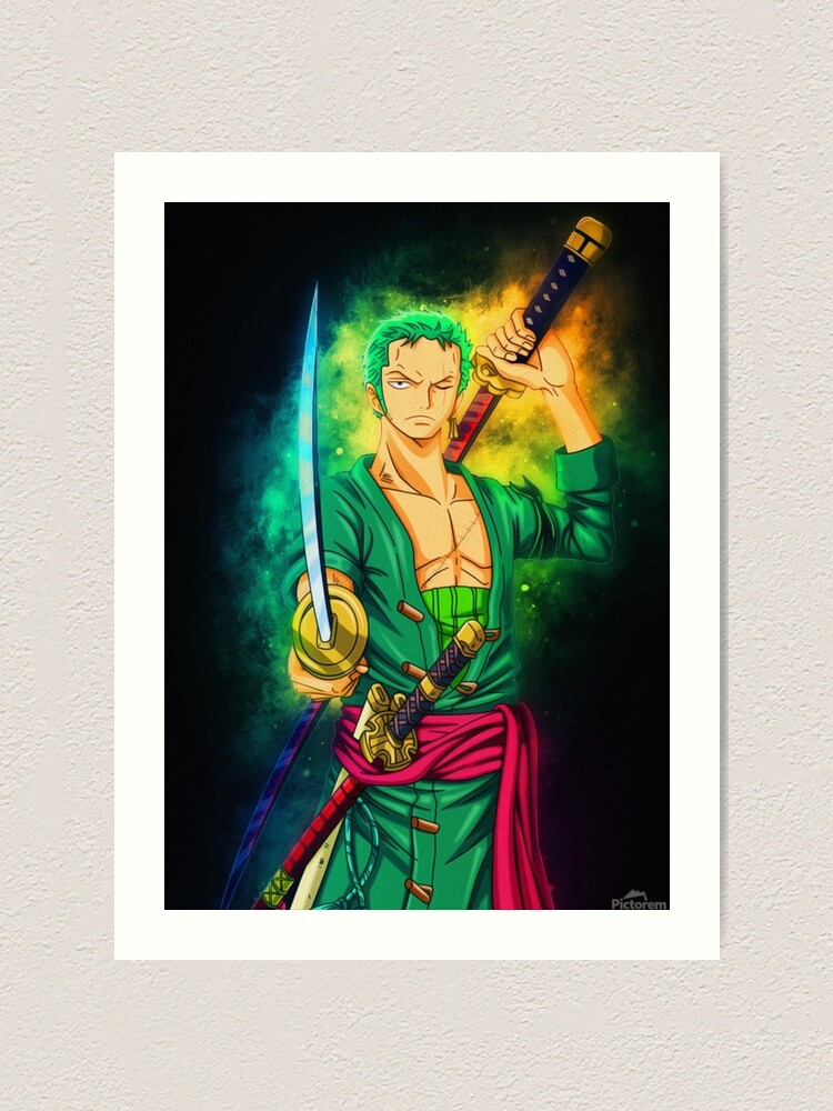 "Zoro One Piece Manga Fanart" Art Print for Sale by SimDesigner | Redbubble